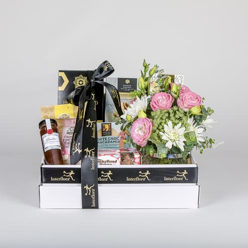Sweet Blossoms and Treats Hamper | Interflora